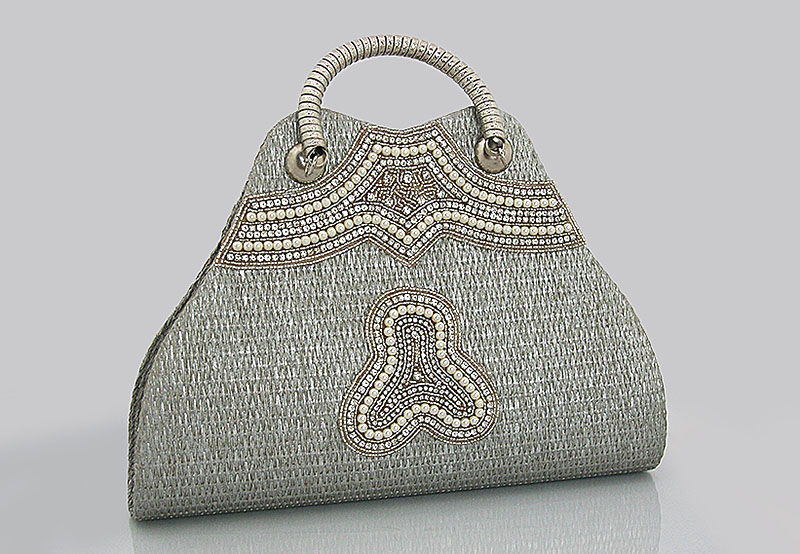 Torebka wizytowa w kolorze srebrnym - LuxWoman - szale, apaszki ...