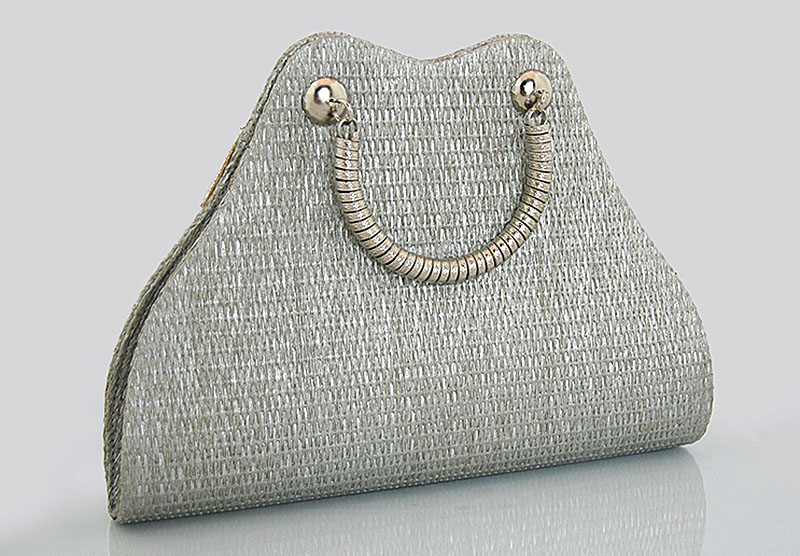 Torebka wizytowa w kolorze srebrnym - LuxWoman - szale, apaszki ...